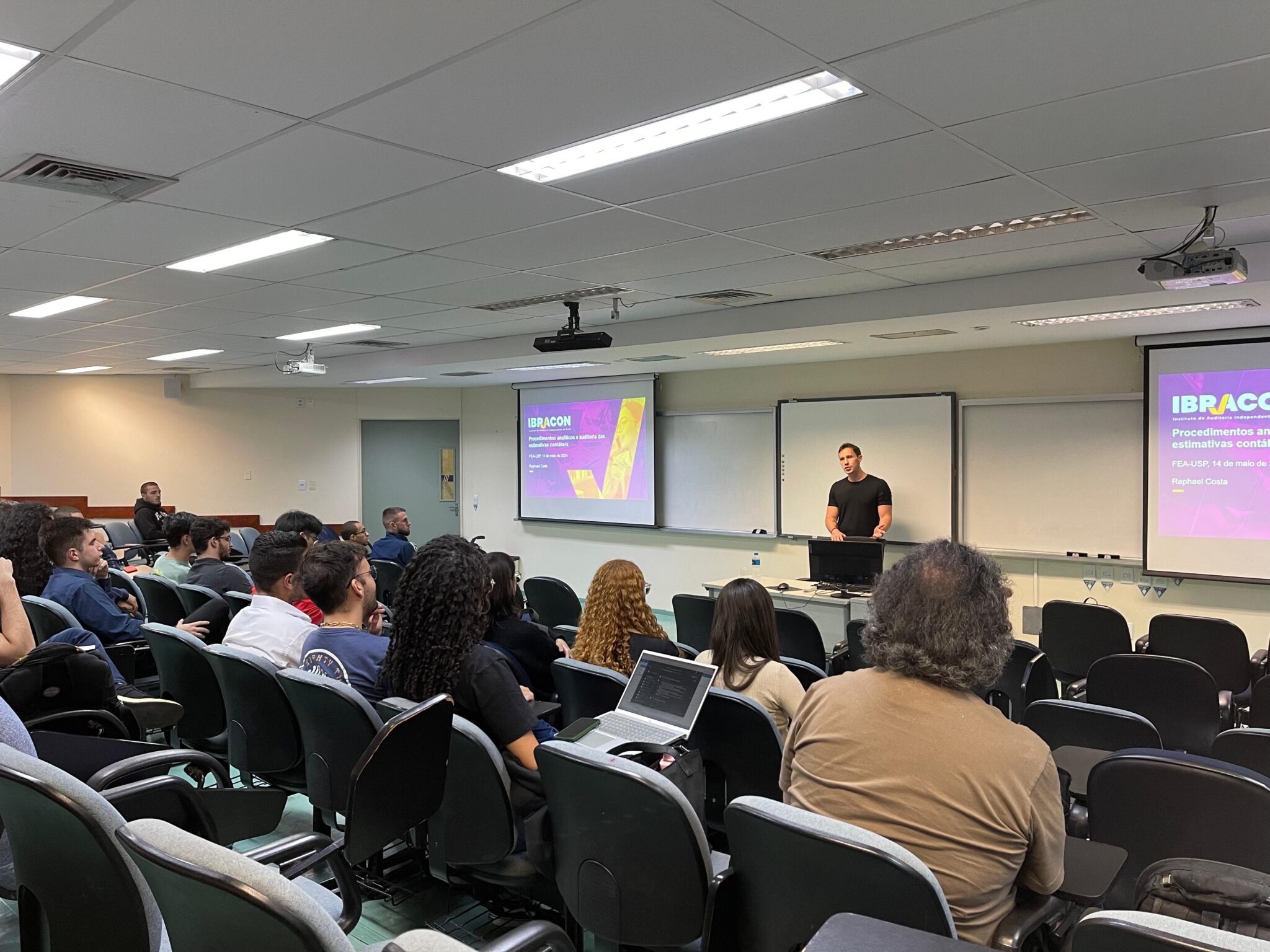 Ibracon ministra aulas na FEA-USP - Ibracon
